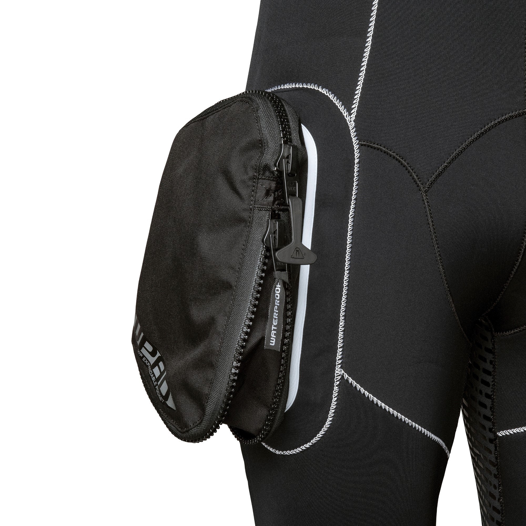 Waterproof WPAD Expandable Wetsuit Pocket | Freedom Diving